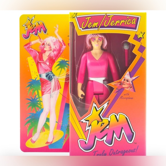 super 7 | Toys | New Jem The Holograms Jemjerrica Super 7 Reaction ...